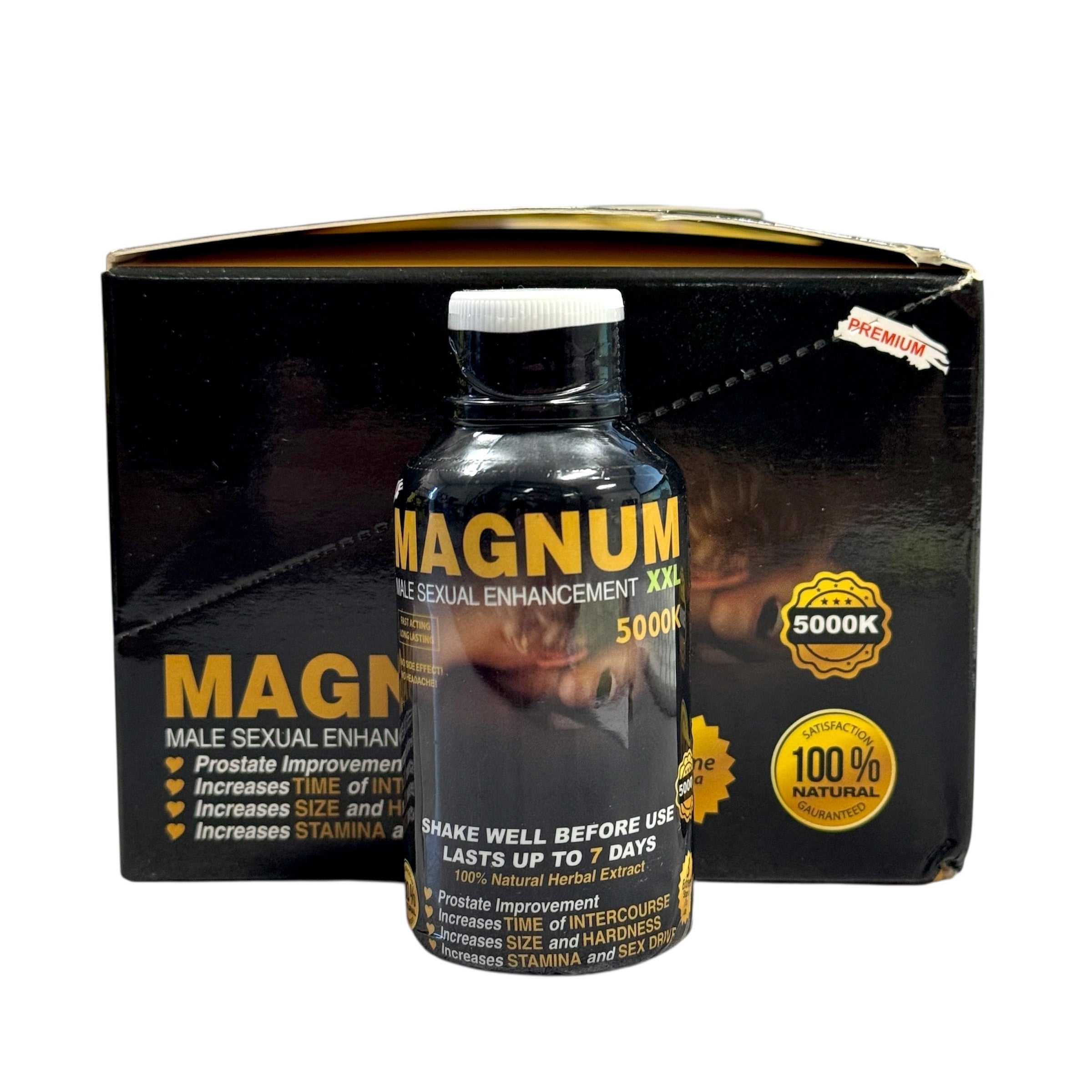 Magnum 5000K XXL | 12 Bottles Per Display | 2oz Per Bottle – Sonics Imports